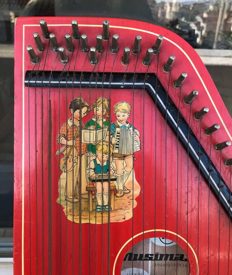 Vintage zither-musical instrument zither-antique guitar-retro | Etsy