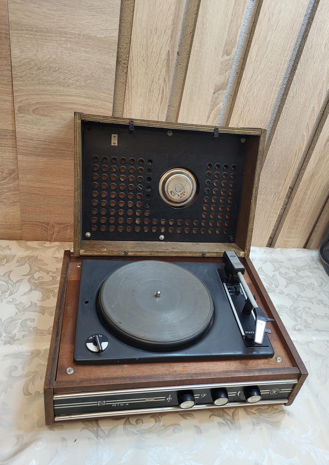 Vintage Gramophone Akkord -old Gramophone for Decor -soviet Record ...