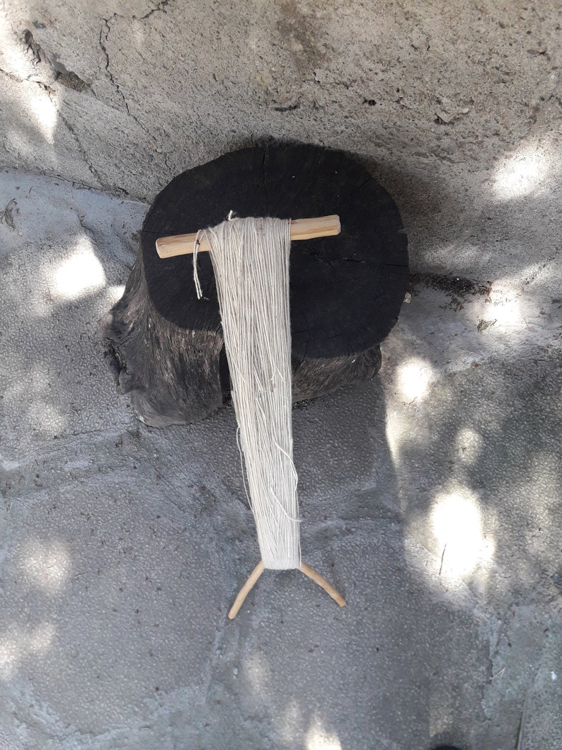 Vintage Wooden Stick for Wool Yarn Winding Primitive Wooden Rod for ...