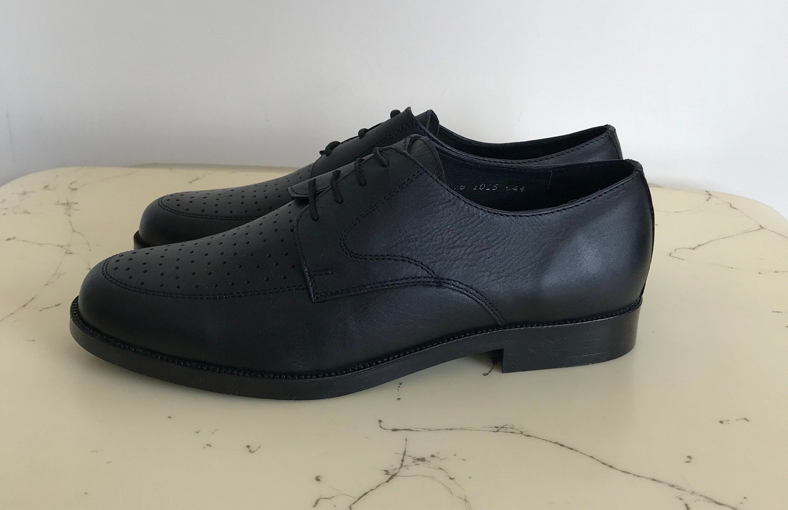 Vintage Bulgarian Army Shoes Parade Black Military Shoes New Shoes ...