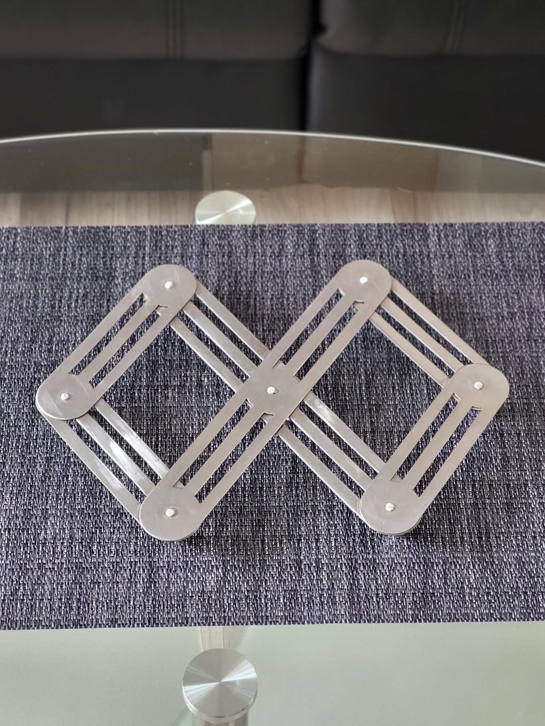 Vintage Warm Stand -warmer Holder -folding Trivet -pot Holder -teapot ...