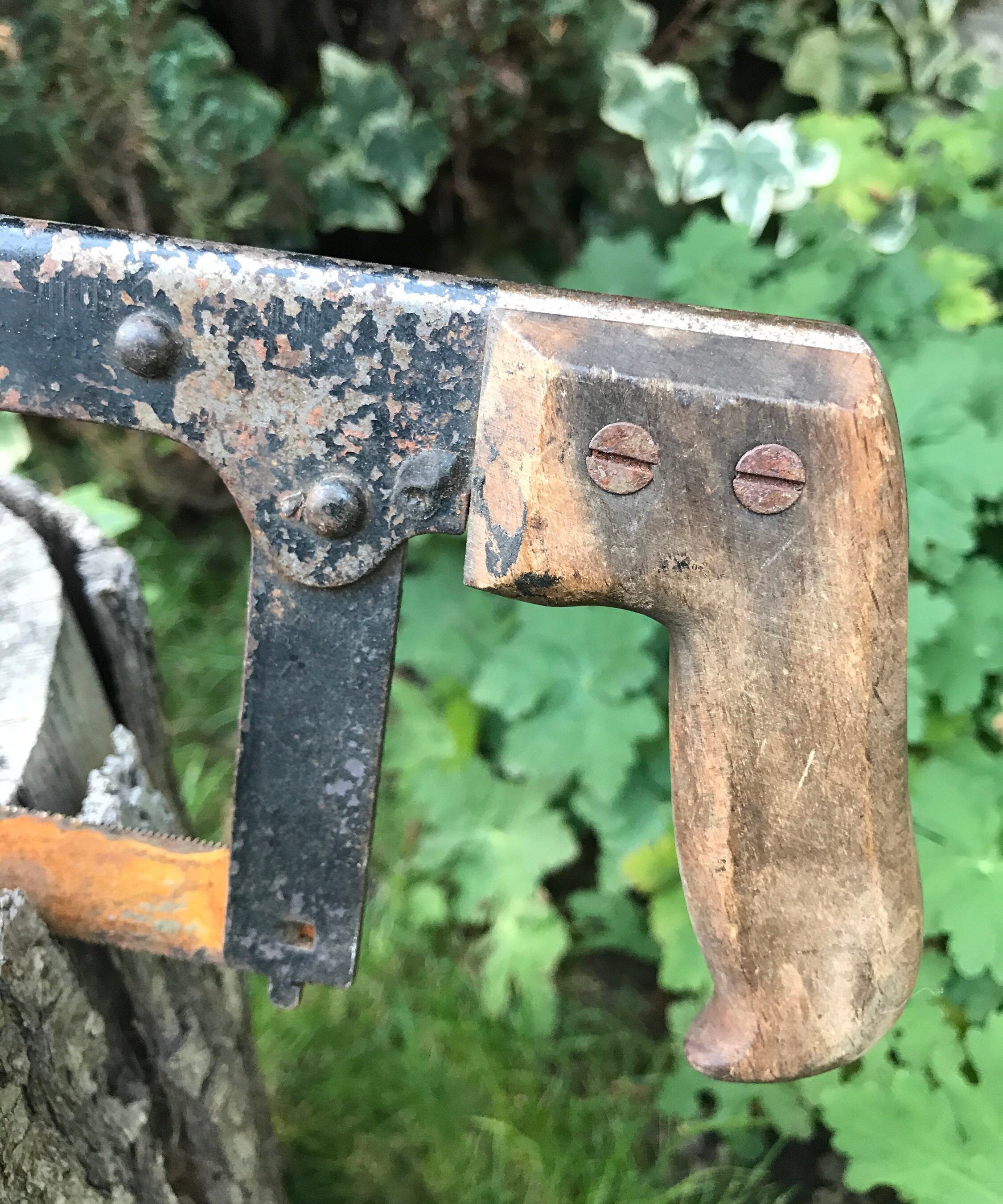 Vintage Hacksaw Rustic Tools Old Saw Hacksaw With - Etsy