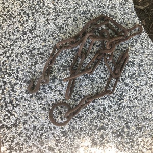 Vintage antique fireplace chain primitive hearth fireplace | Etsy