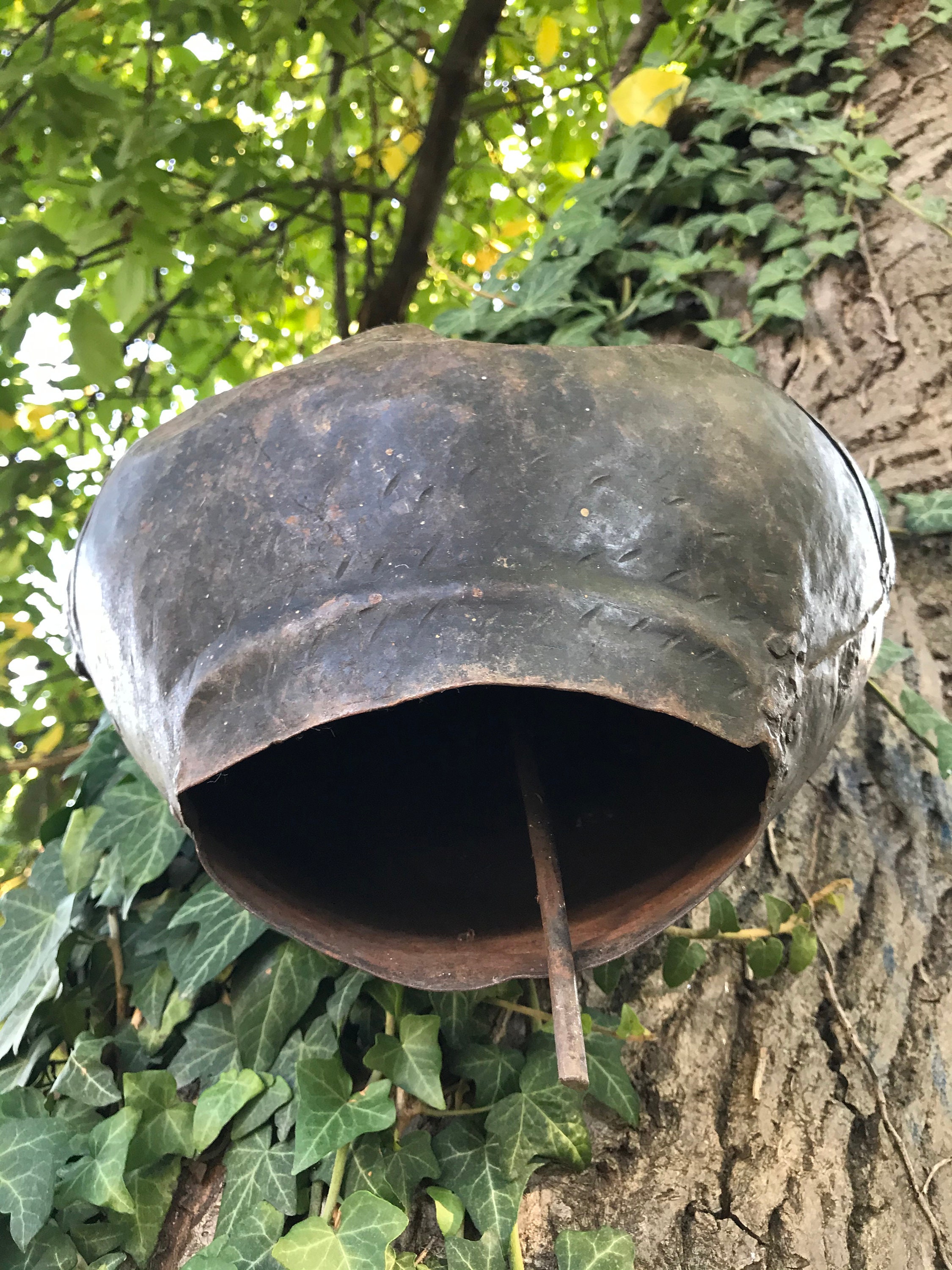 Vintage Large Bell-antique Cowbell-handmade-old Rusty - Etsy