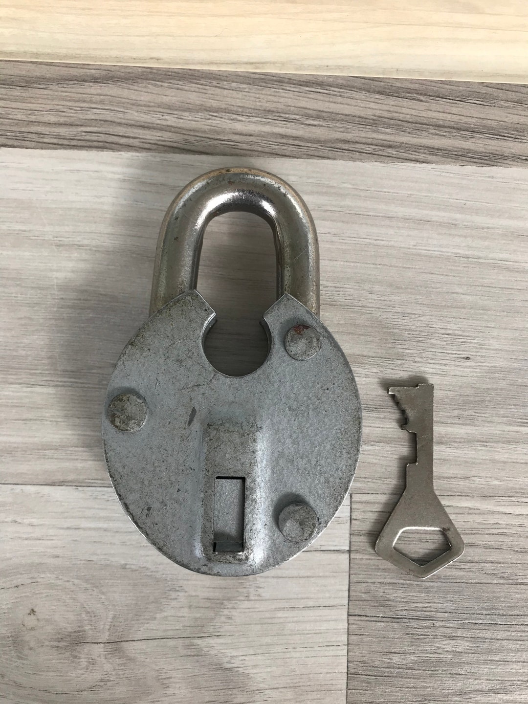 Vintage Padlock and Key -working Padlock -old Padlock -rustic Padlock ...