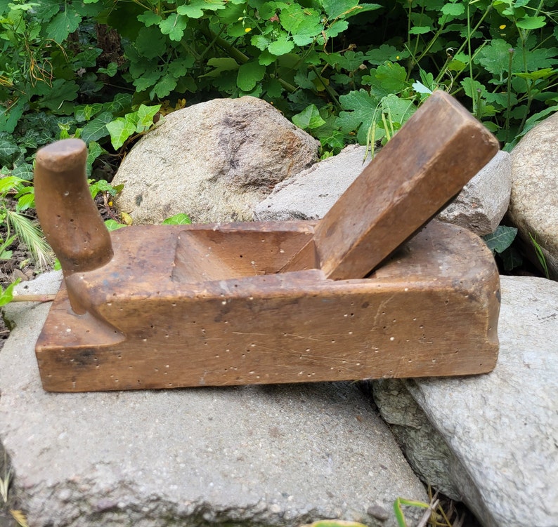 Vintage Jack Plane - Carpentry Tool - Wooden Planer - Wooden Jack Plane ...