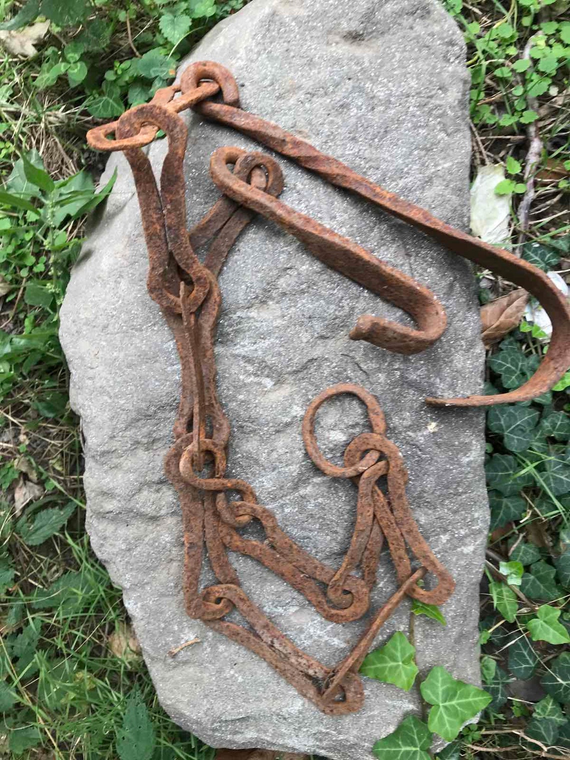 Vintage Antique Fireplace Chain primitive Hearth Fireplace - Etsy