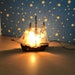 Vintage Handmade Wooden Ship Model Night Lamp – Beach Cottage Decor - Etsy
