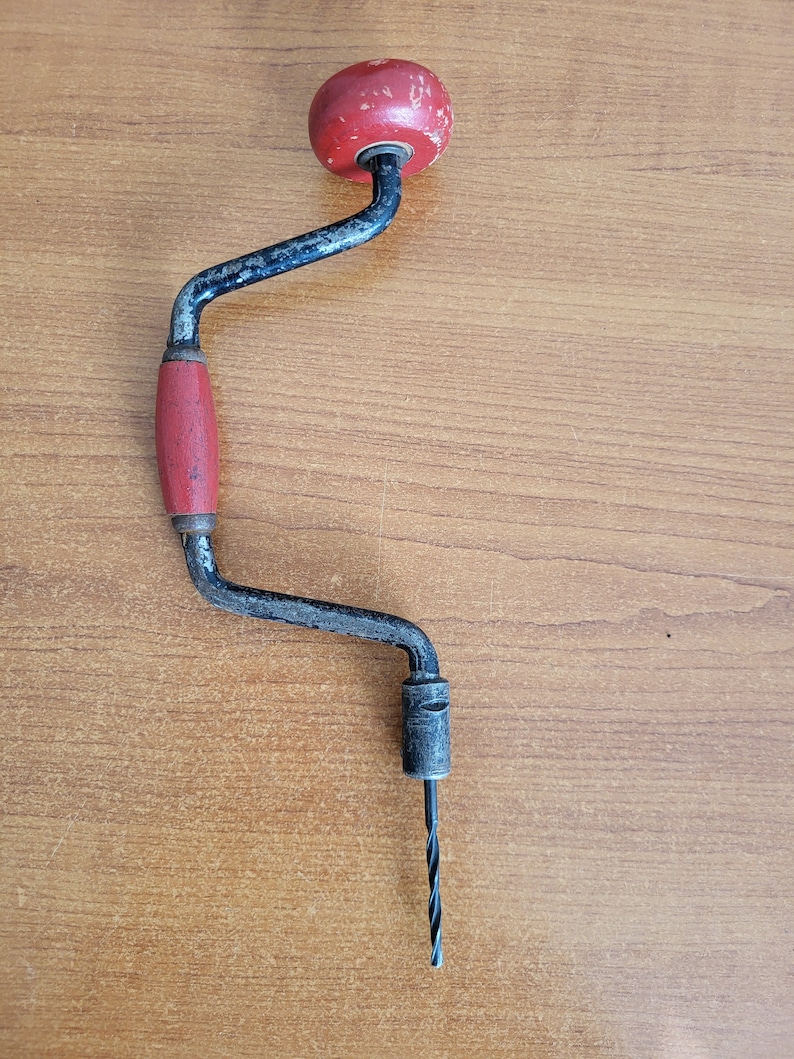 Vintage Antique Hand Drill vintage Manual Drill mechanical Drill ...