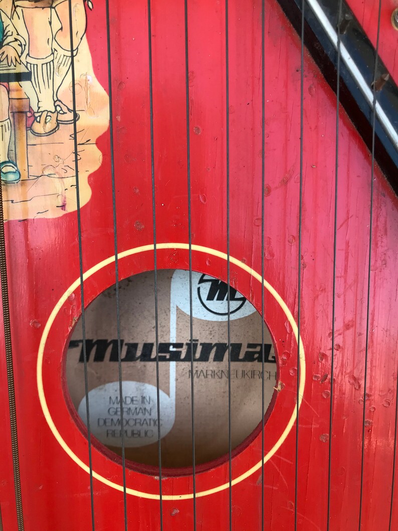 Vintage zither-musical instrument zither-antique guitar-retro | Etsy