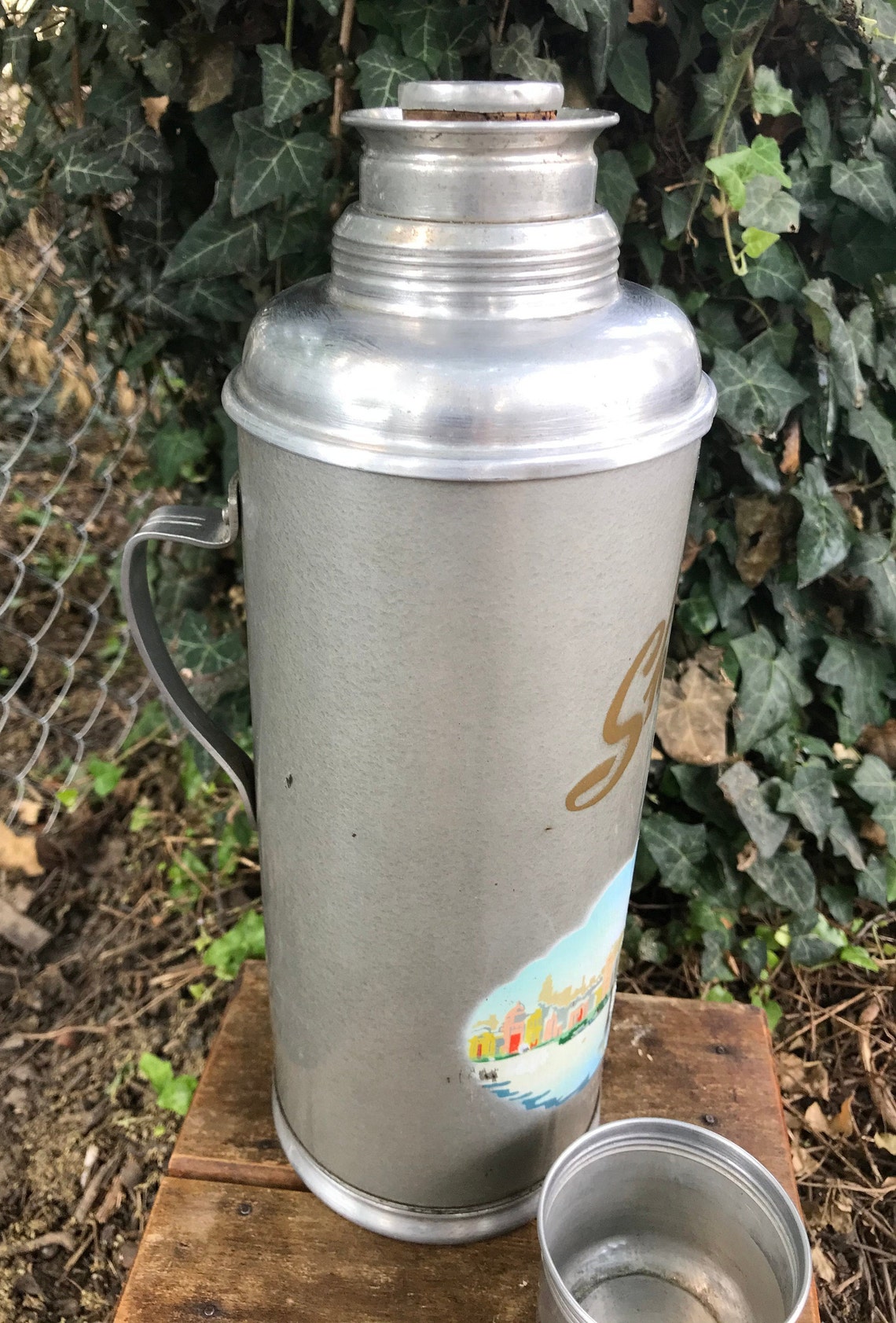 Vintage thermos retro thermos thermos and spare inner | Etsy