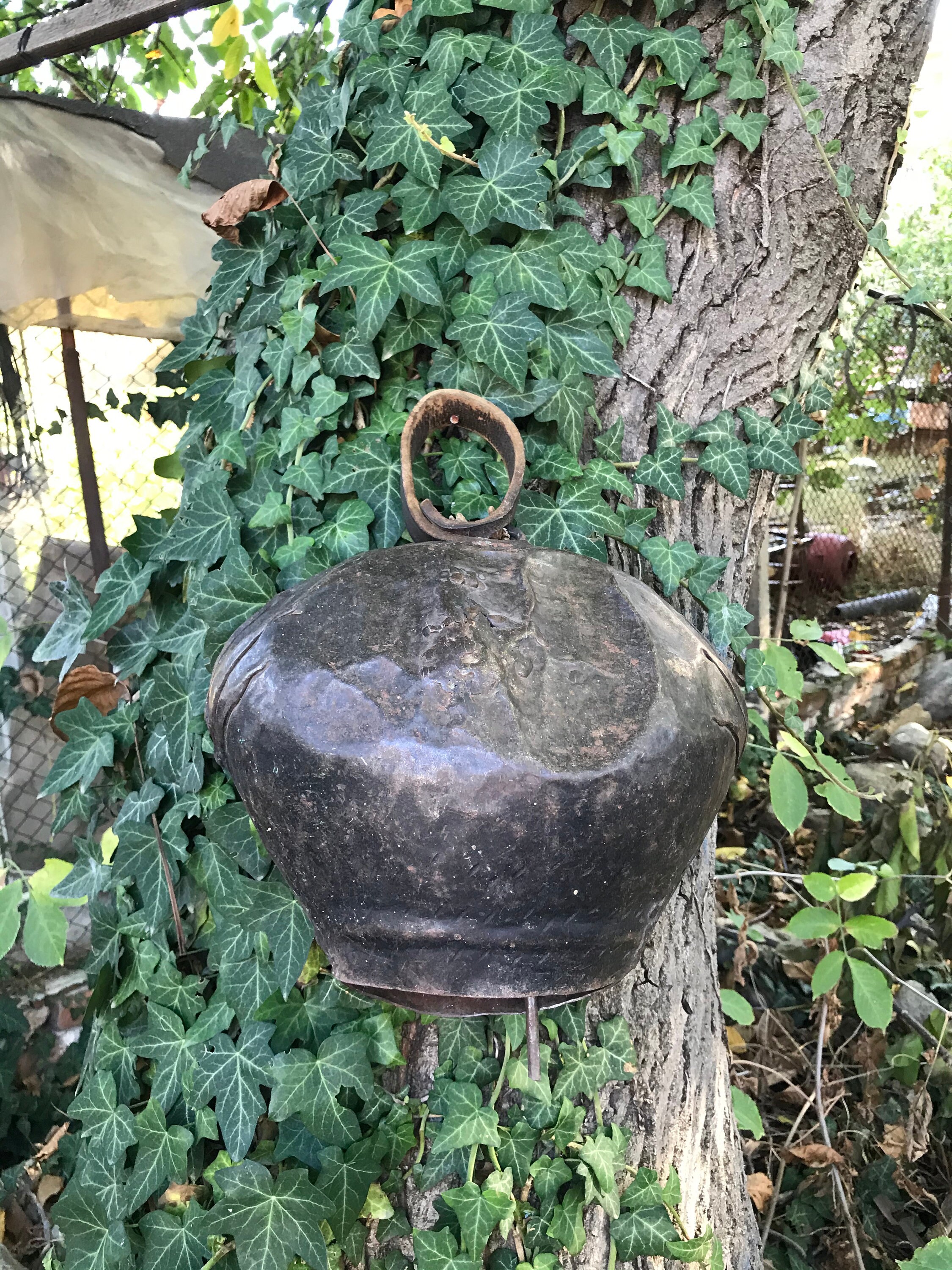 Vintage large bell-antique cowbell-handmade-old rusty | Etsy