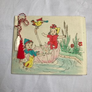 Vintage Rare Postcard -bulgarian Postcard -hand Painted Postcard With ...