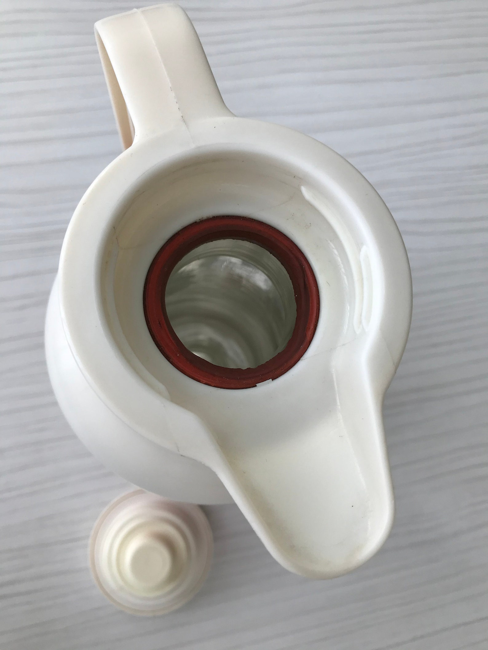 Vintage Thermos Retro Thermos in Red and White Old Thermos - Etsy