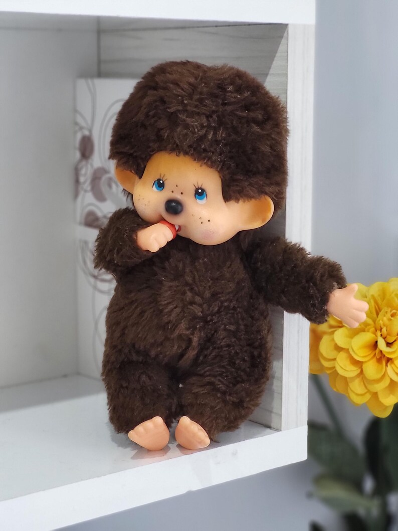 Vintage Monchhichi - Monchhichi Monkey - Japan Plush Doll - Collectable ...