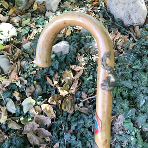 Vintage Cane -germany Cane - Walking Cane With 21 Badges - Antique ...