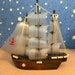 Vintage Handmade Wooden Ship Model Night Lamp – Beach Cottage Decor - Etsy