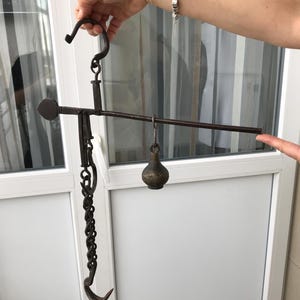 Vintage Scale -antique Cast Iron Scale -kitchen Scale -farmhouse ...