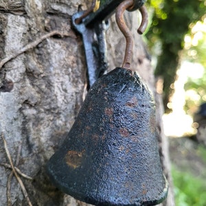 Vintage Wall Bell - Door Bell - Ornate Aluminum Bell - Wall Hanging ...