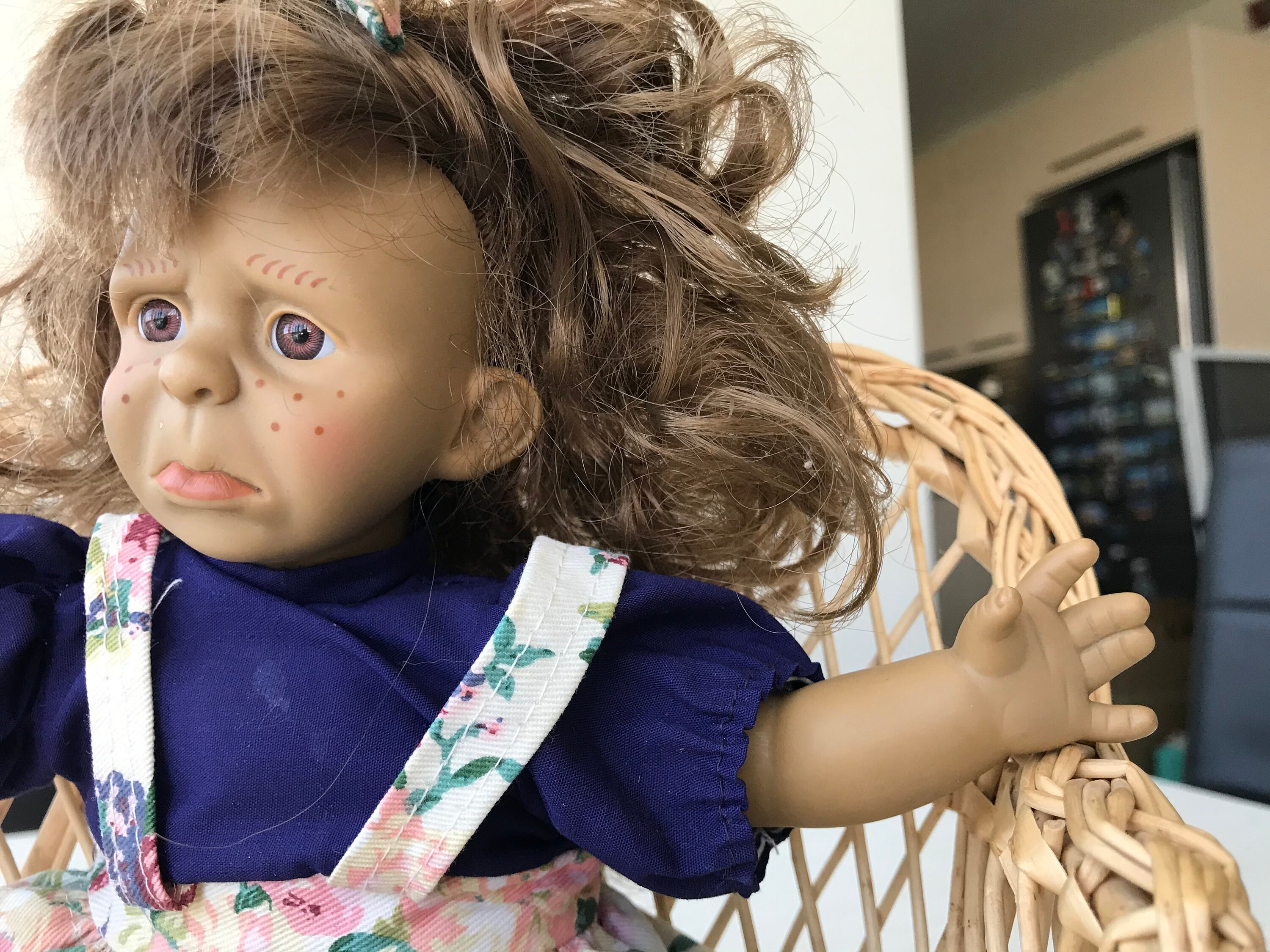 Vintage Angry Doll vintage Collectible Doll rare Doll - Etsy