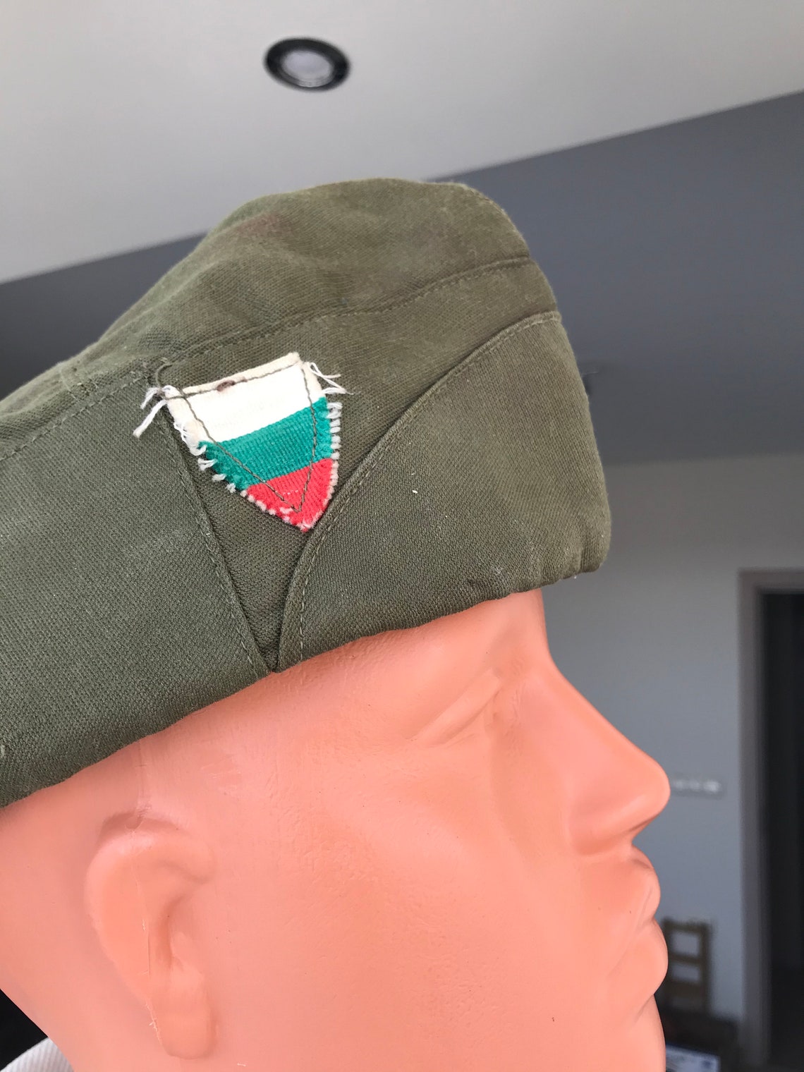 Vintage Military Hat-bulgarian Army Soldier's Hat-unused Soldier Hat ...