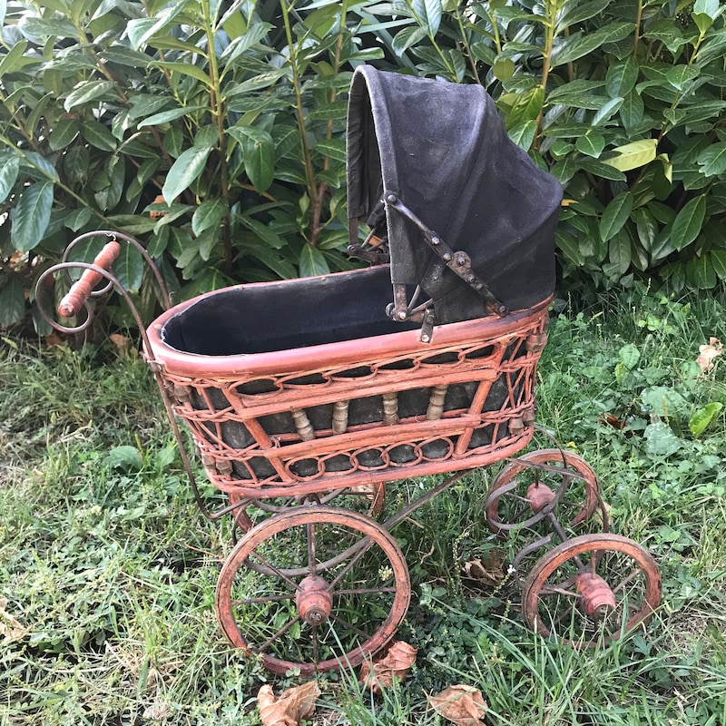 Wicker Doll Pram - Etsy