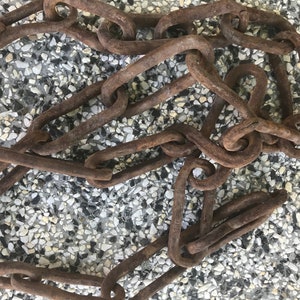 Vintage antique fireplace chain primitive hearth fireplace | Etsy