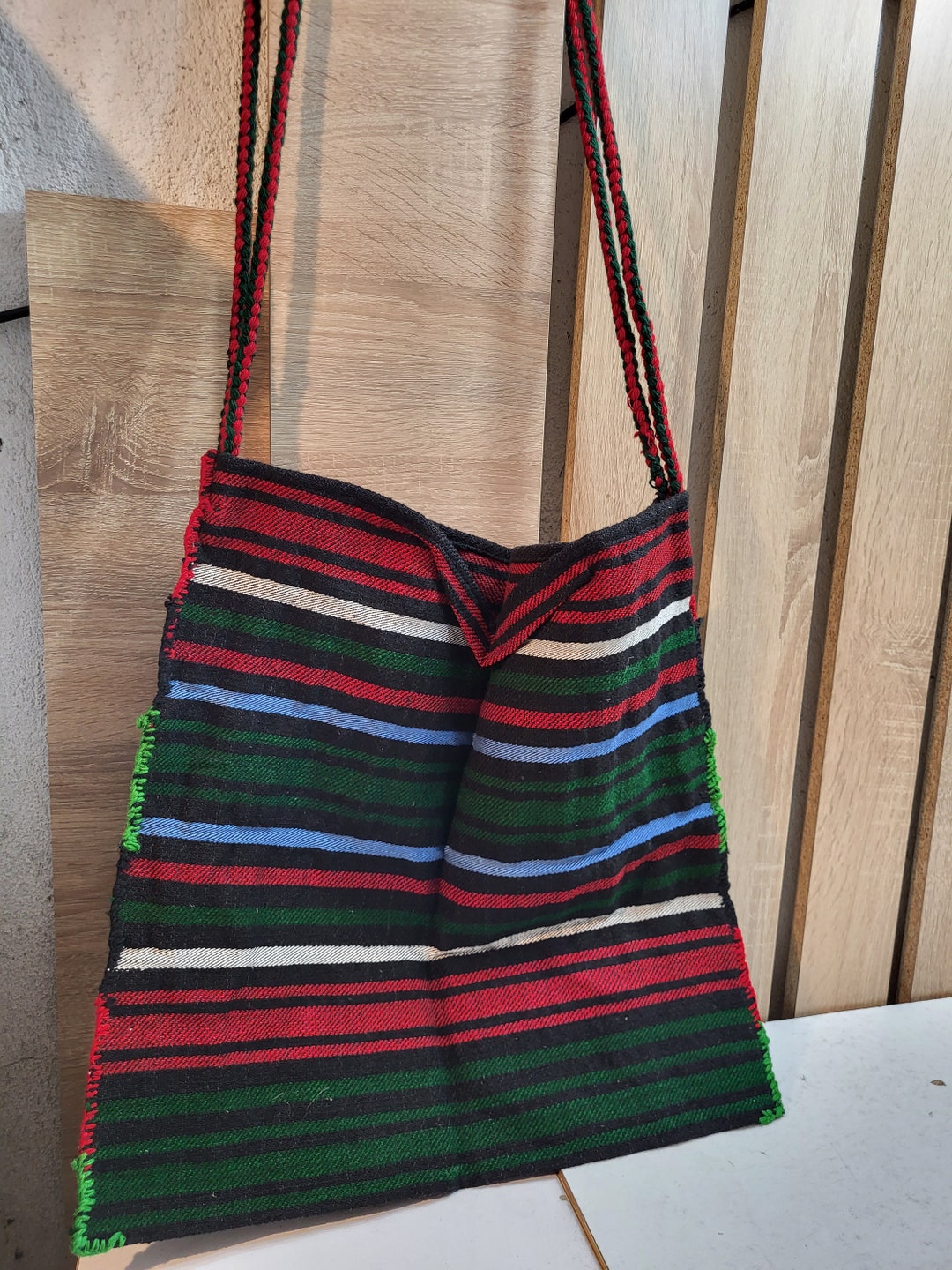 Vintage Folklore Bag -folk Kostume -vintage Handmade -bulgarian ...