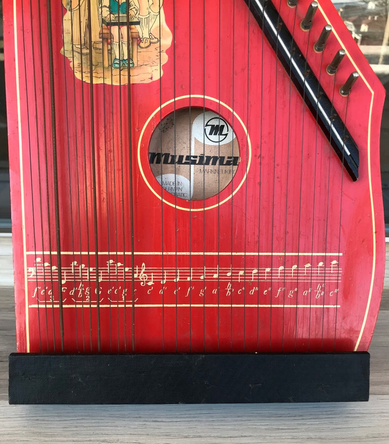 Vintage zither-musical instrument zither-antique guitar-retro | Etsy