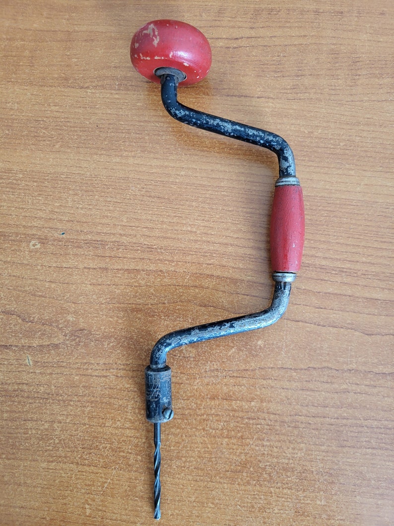 Vintage Antique Hand Drill vintage Manual Drill mechanical Drill ...