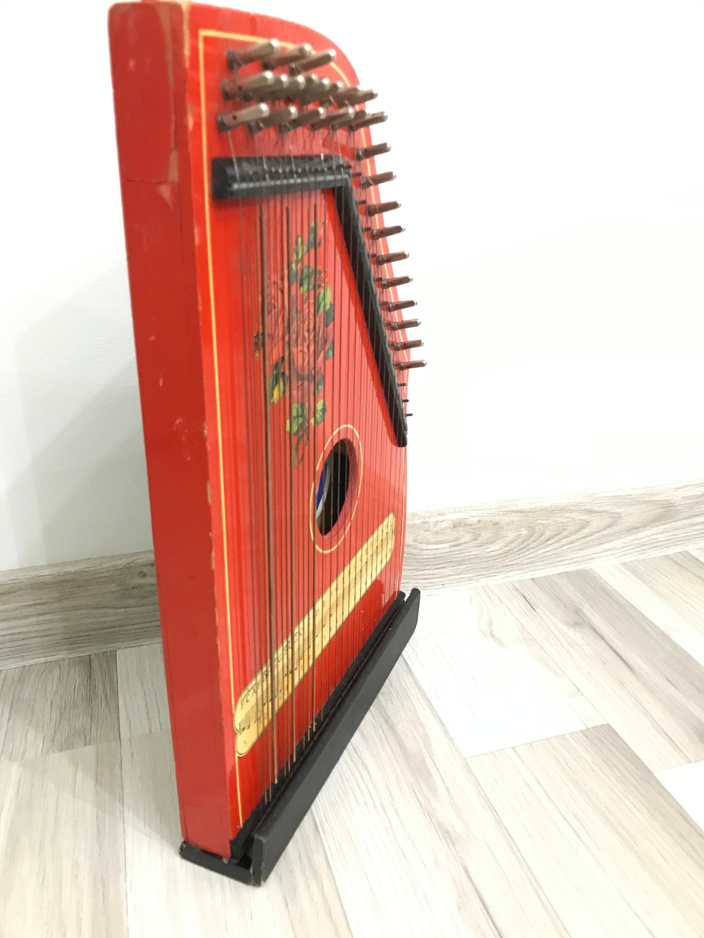 Vintage Zither Musical Instrument Zither Antique Guitar - Etsy