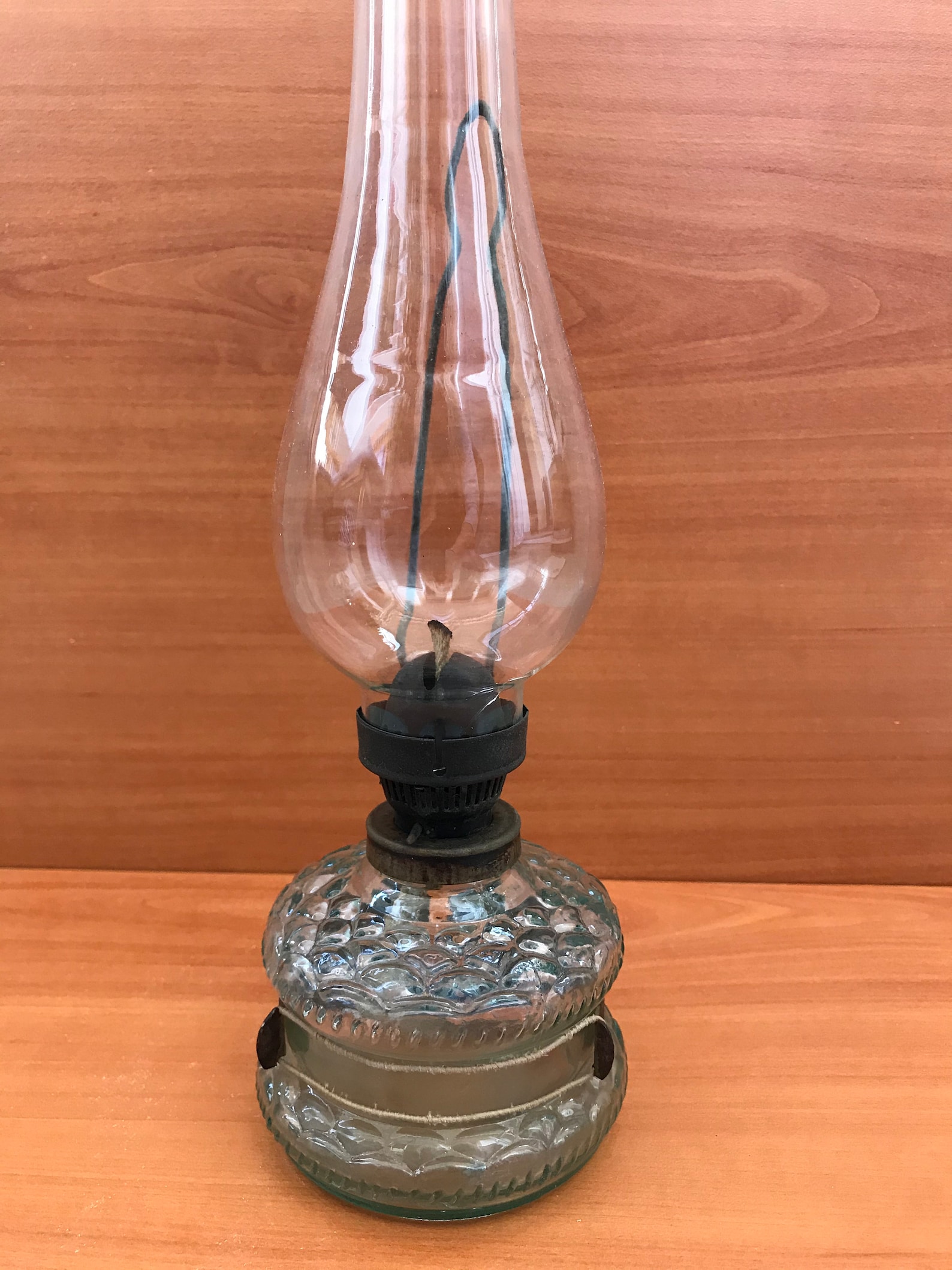 Vintage Gas Lamp Container Glass Oil Lamp Retro Portable - Etsy