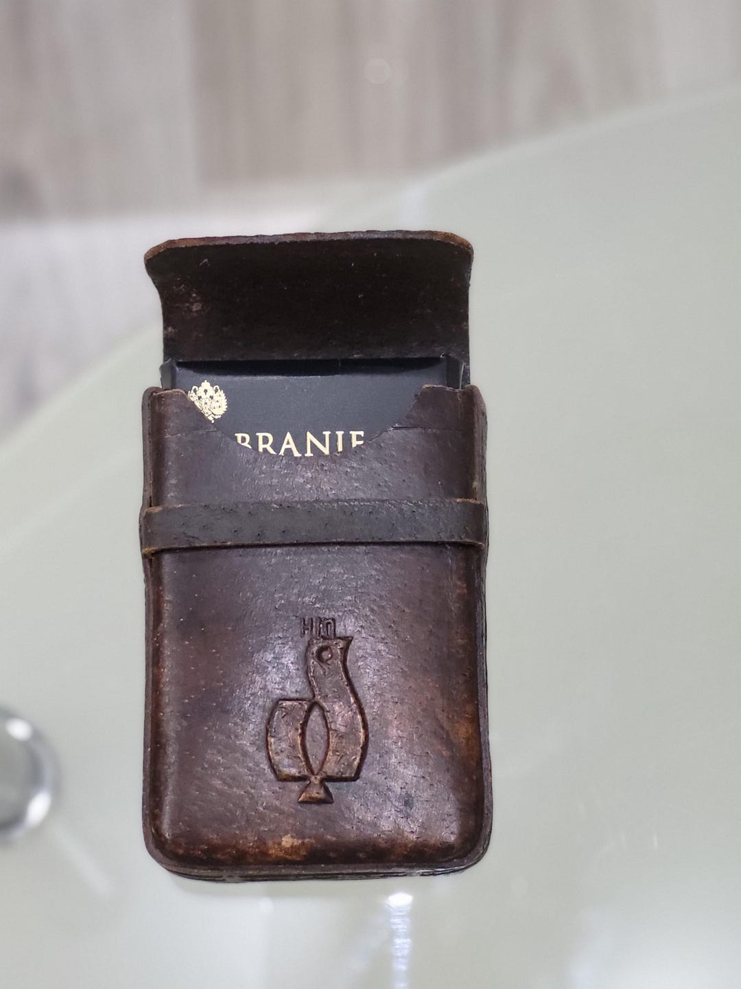 Vintage Cigarette Case -leather Cigarette Case -cigarette Box -pocket ...