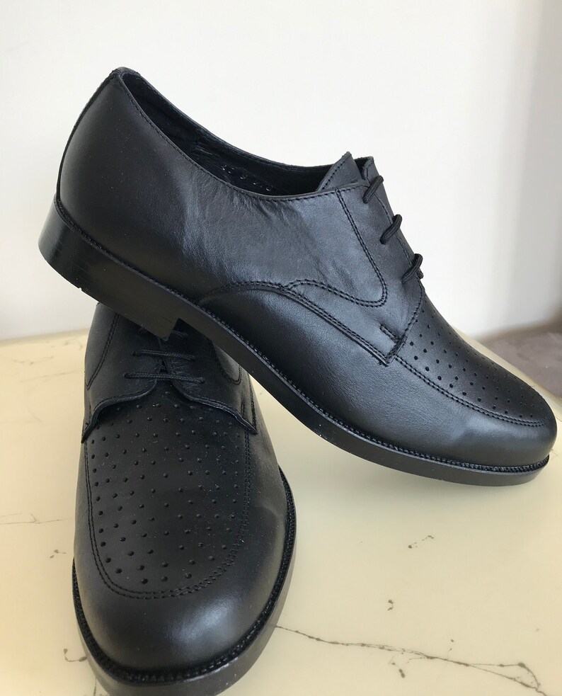 Vintage Bulgarian Army Shoes Parade Black Military Shoes New Shoes ...