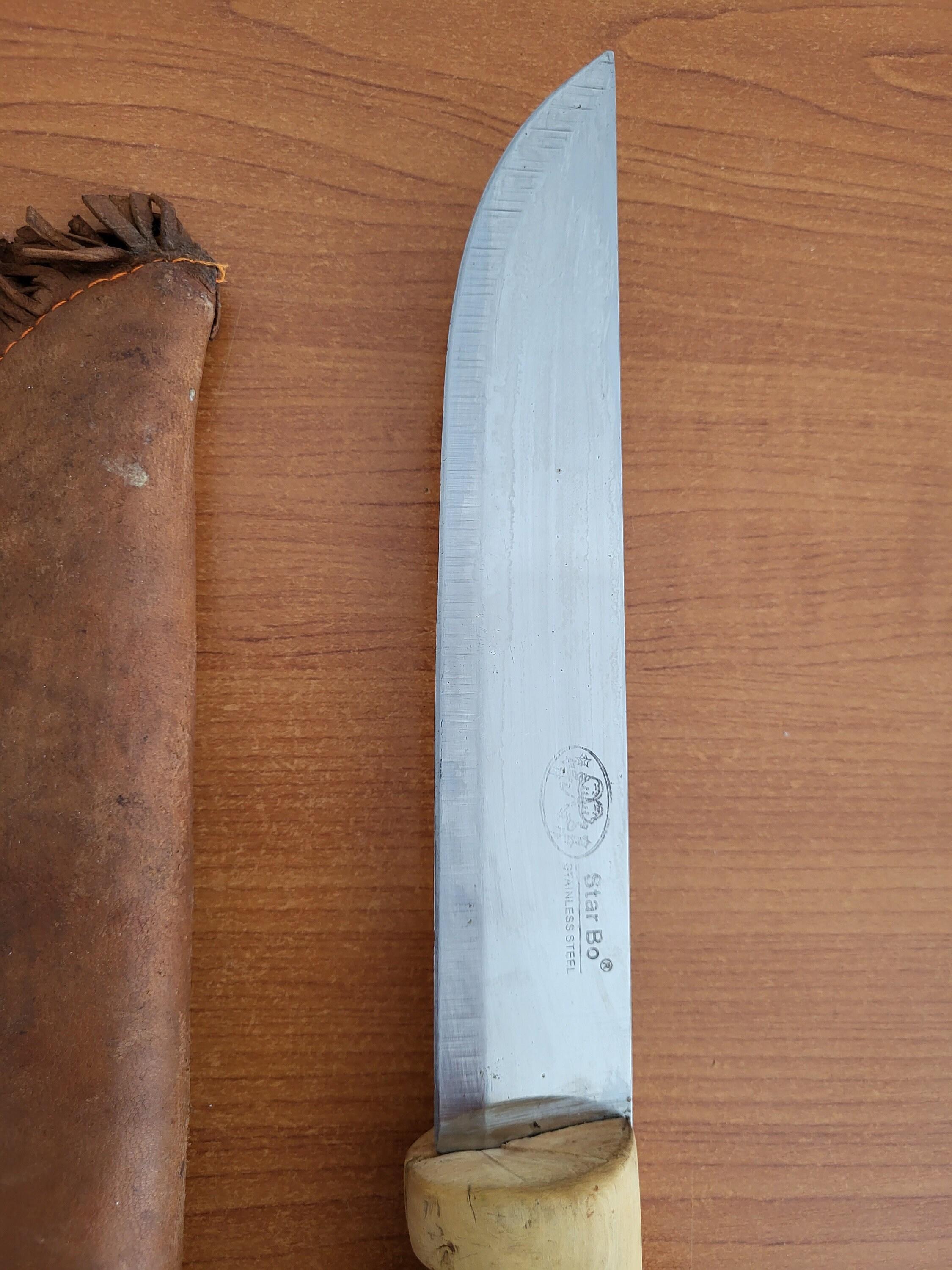 Vintage Hunting Knife With Leather Case bulgarian Handmade - Etsy Australia