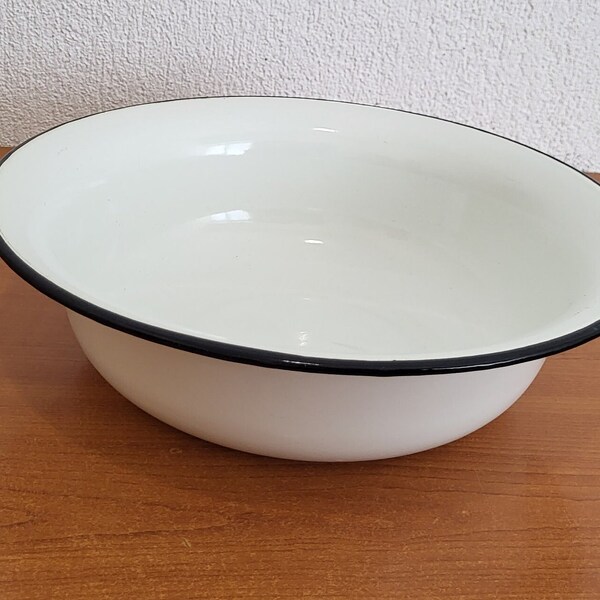 Enamel Wash Basin - Etsy