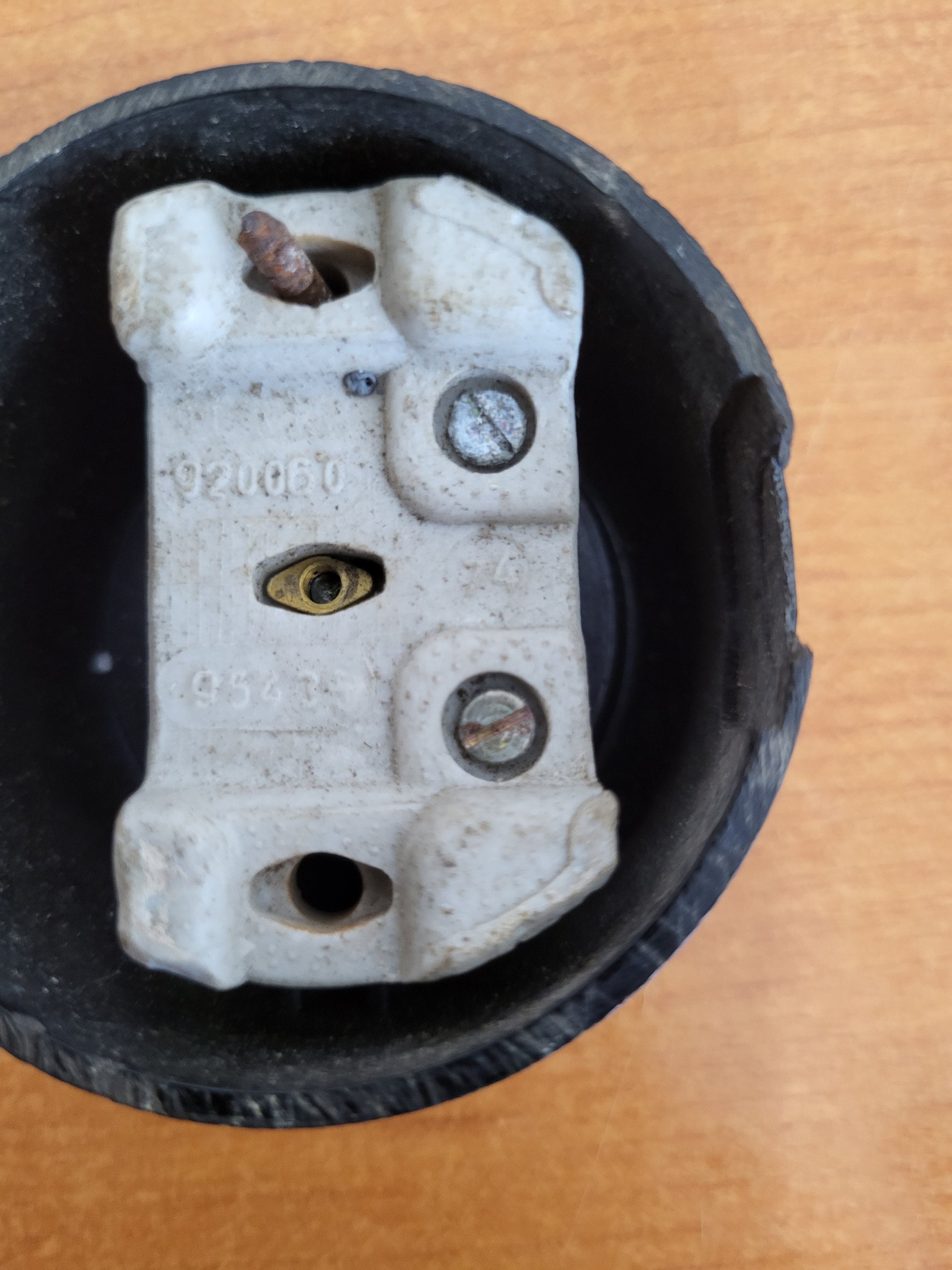 Vintage Bakelite Electrical Socket Plug wall-plug bakelite Electric ...