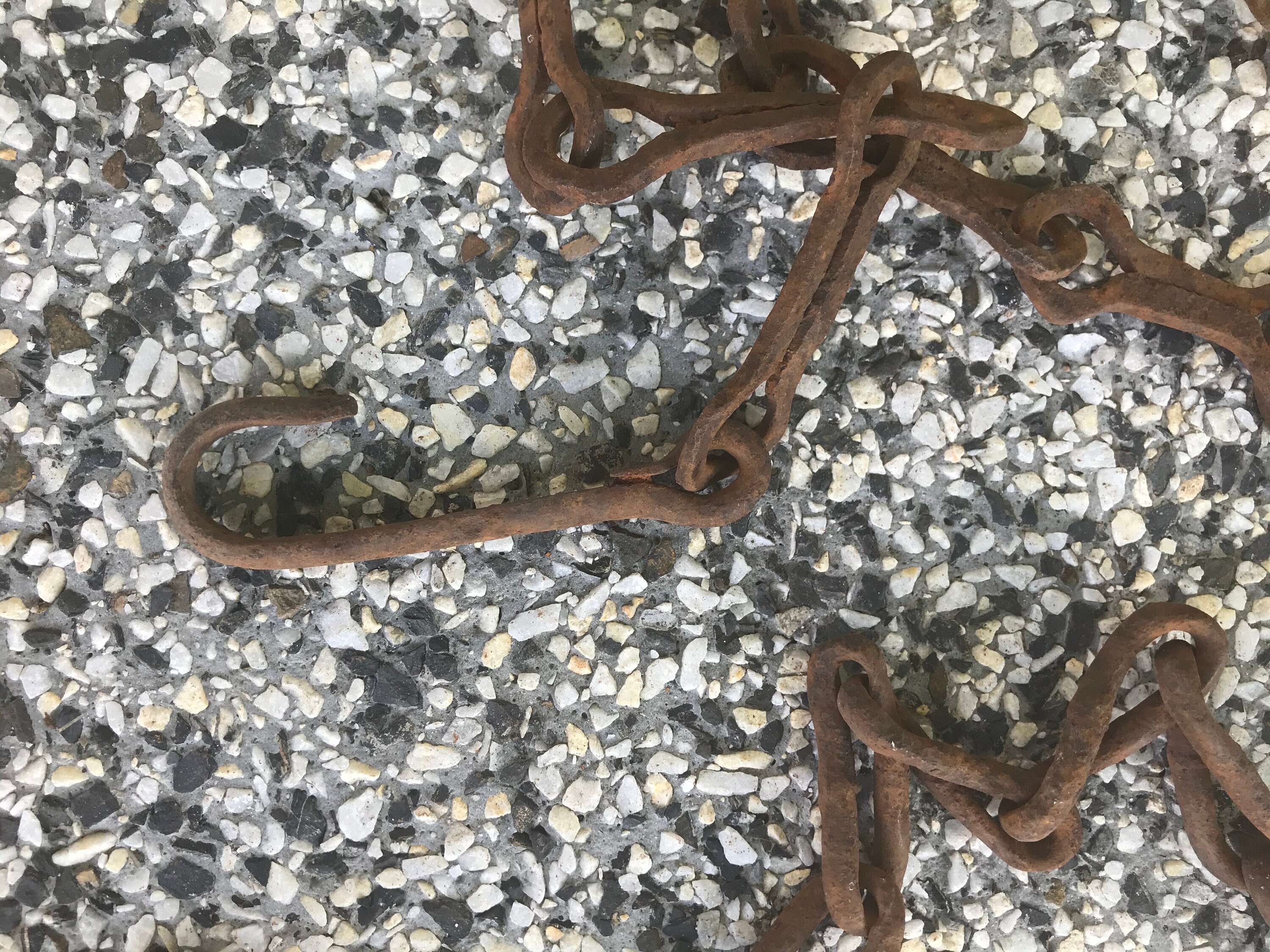 Vintage Fireplace Chain hand Forged Chain antique Primitive Hearth ...