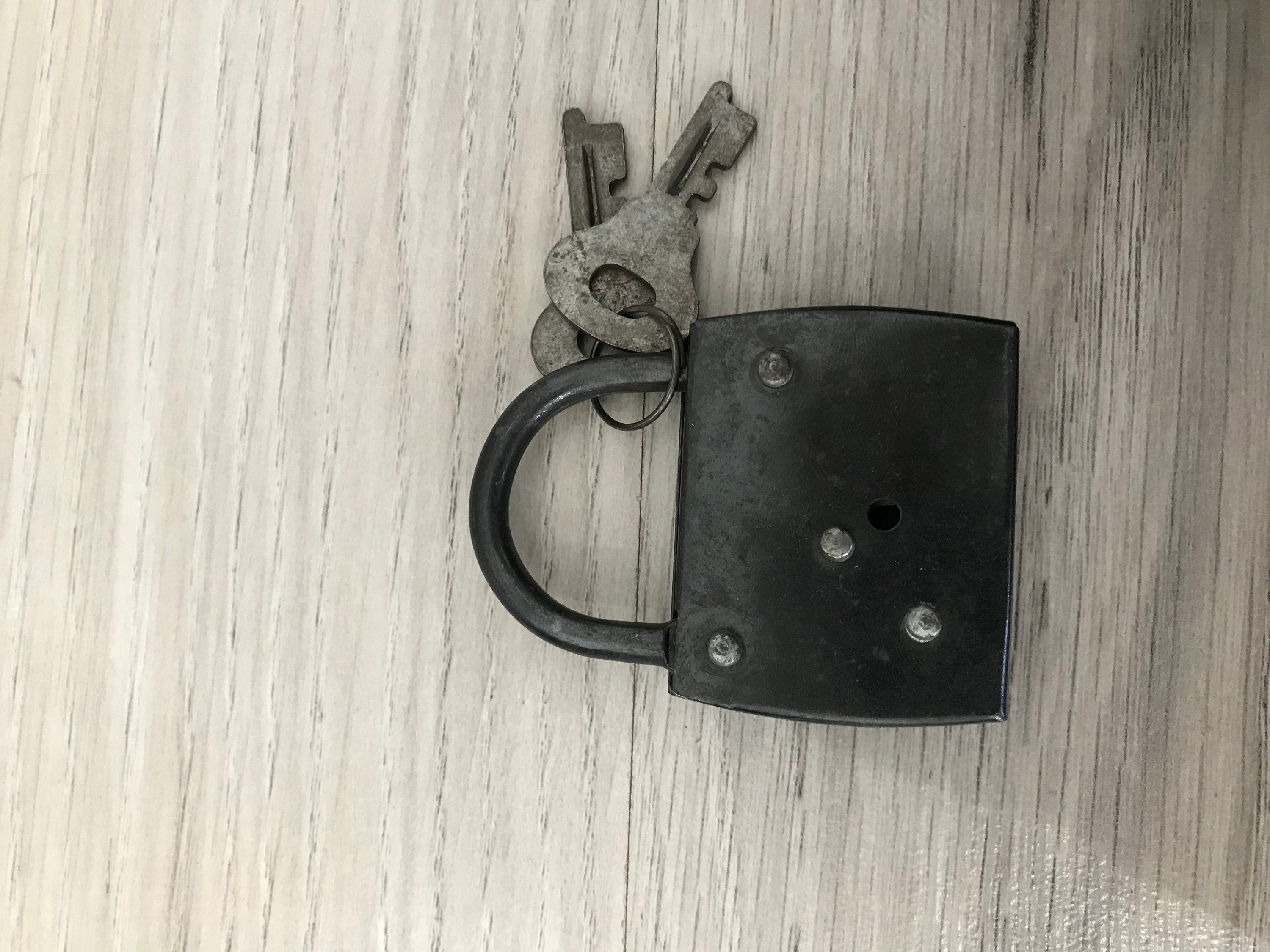Vintage Padlock and Key old Padlock rustic Padlock metal Padlocks iron ...