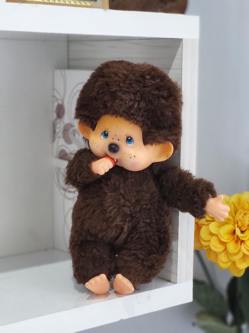 Vintage Monchhichi - Monchhichi Monkey - Japan Plush Doll - Collectable ...