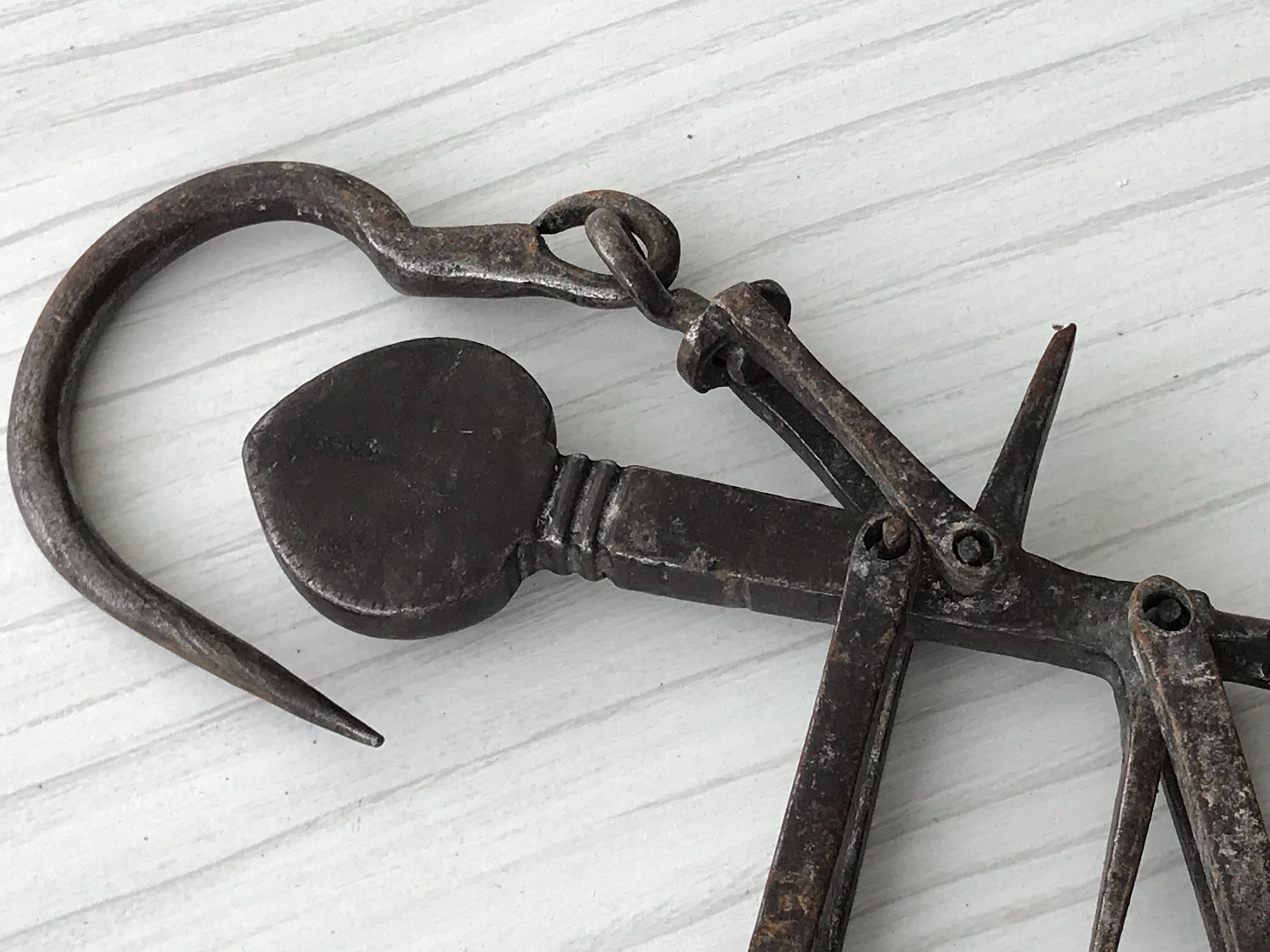 Vintage Scale -antique Cast Iron Scale -kitchen Scale -farmhouse ...