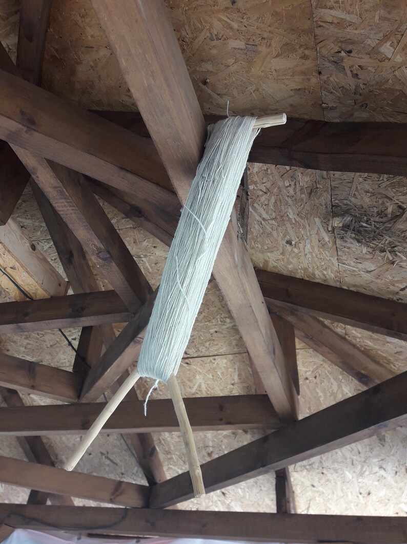 Vintage Wooden Stick for Wool Yarn Winding Primitive Wooden Rod for ...