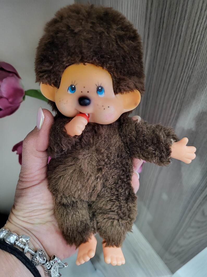 Vintage Monchhichi - Monchhichi Monkey - Japan Plush Doll - Collectable ...