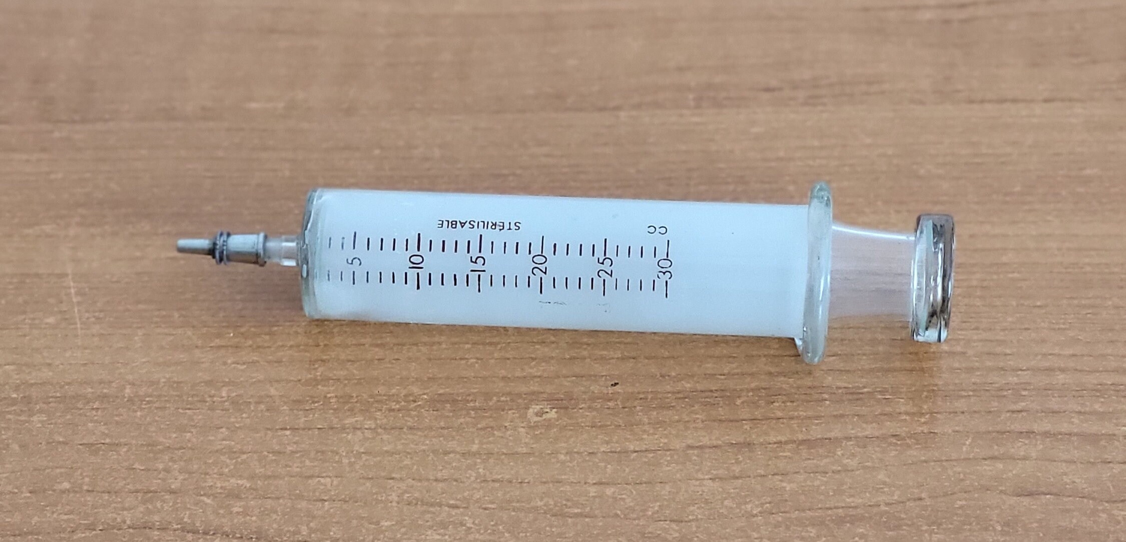 Vintage Medical Syringe Doctor Tools Glass Syringe Medical Equipment ...