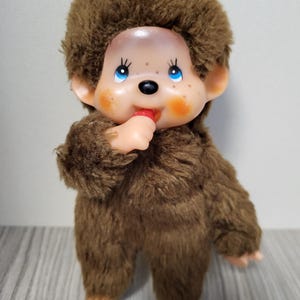 Vintage Monchhichi - Monchhichi Monkey - Japan Plush Doll - Collectable ...
