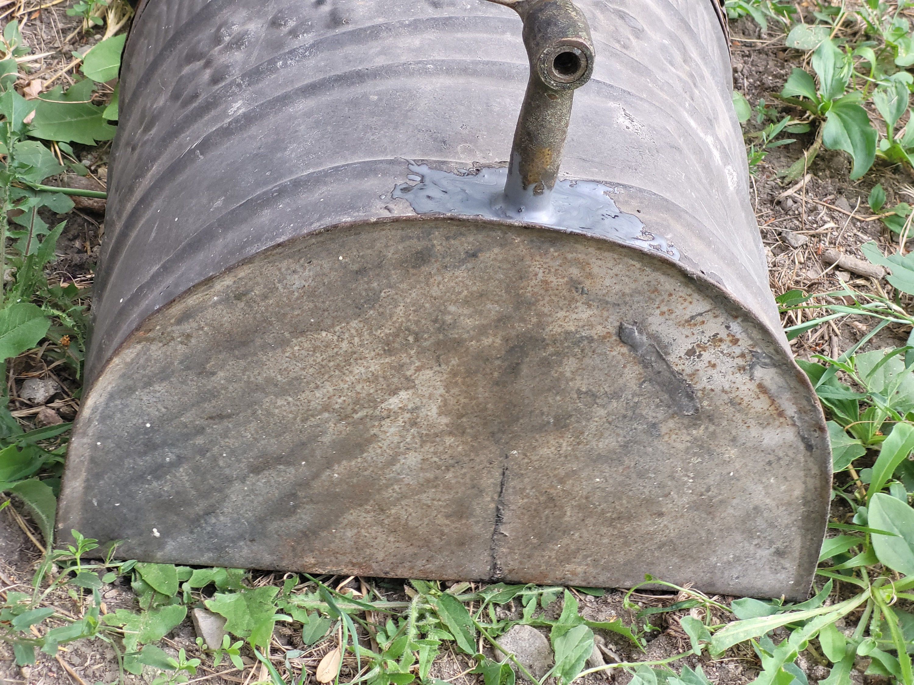Vintage Wall Metal Sink-garden Sink -rustic Wash Basin -zinc Wash Basin ...