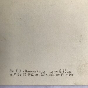 Vintage Rare Postcard -bulgarian Postcard -hand Painted Postcard With ...