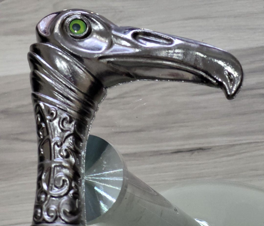 Vintage Cane -cane and Blade -condor Head Walking Stick -black Cane ...