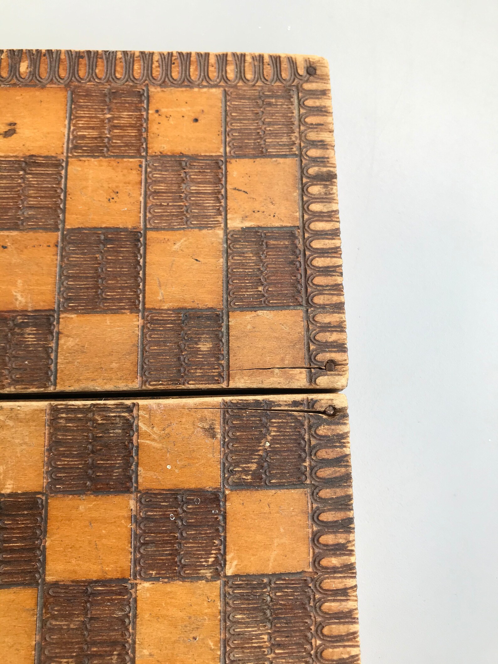 Vintage Small Chess Set 50's-vintage Travel Wood Chess - Etsy