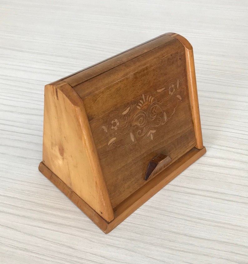 Vintage Wooden Cigarette Box vintage Cigarette Case handmade-decorated ...